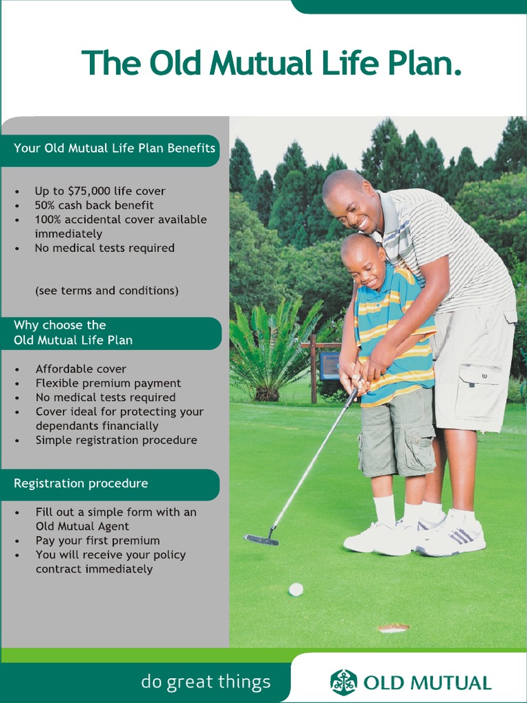 Old Mutual Life Plan Brochure PDF | PDF | Language Arts & Discipline