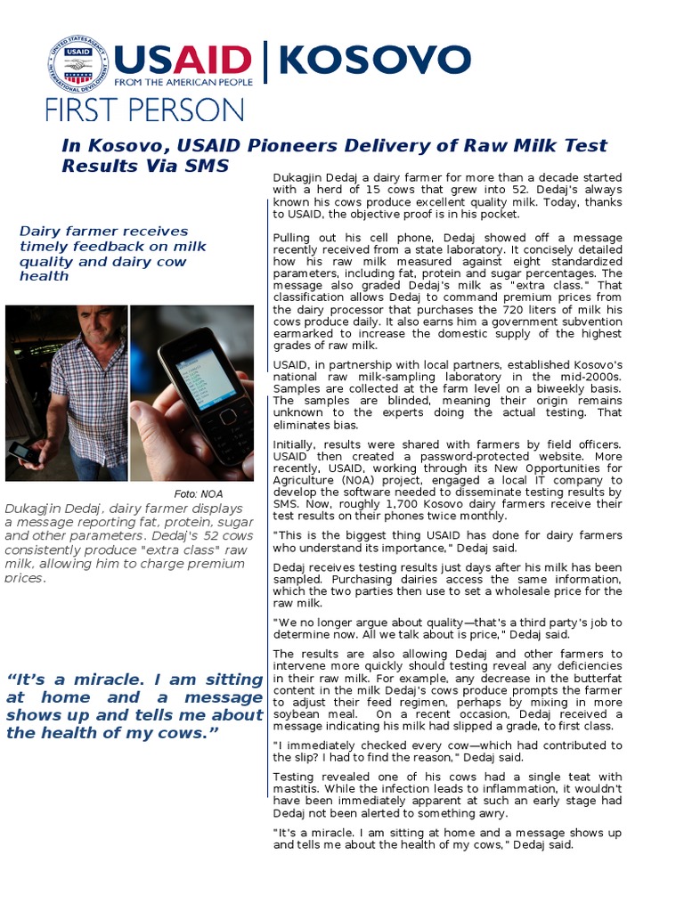 Fiexed 024 Snapshot Sms Dairy | PDF | Dairy | Milk