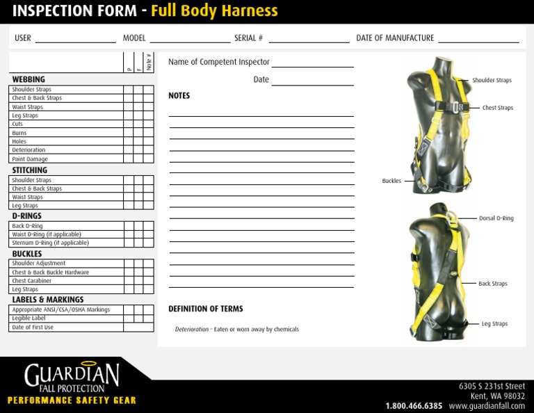 Full Body Harness | PDF