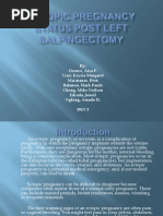 Case Study Ectopic Pregnancy | PDF | Uterus | Ovary