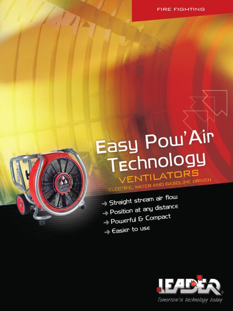 Leader PPV Positive Pressure Ventilation Fan | Mechanical Fan ...