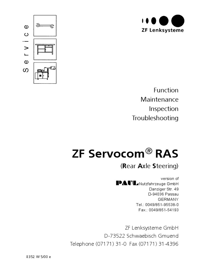 ZF Servocom Englisch | PDF | Home & Garden