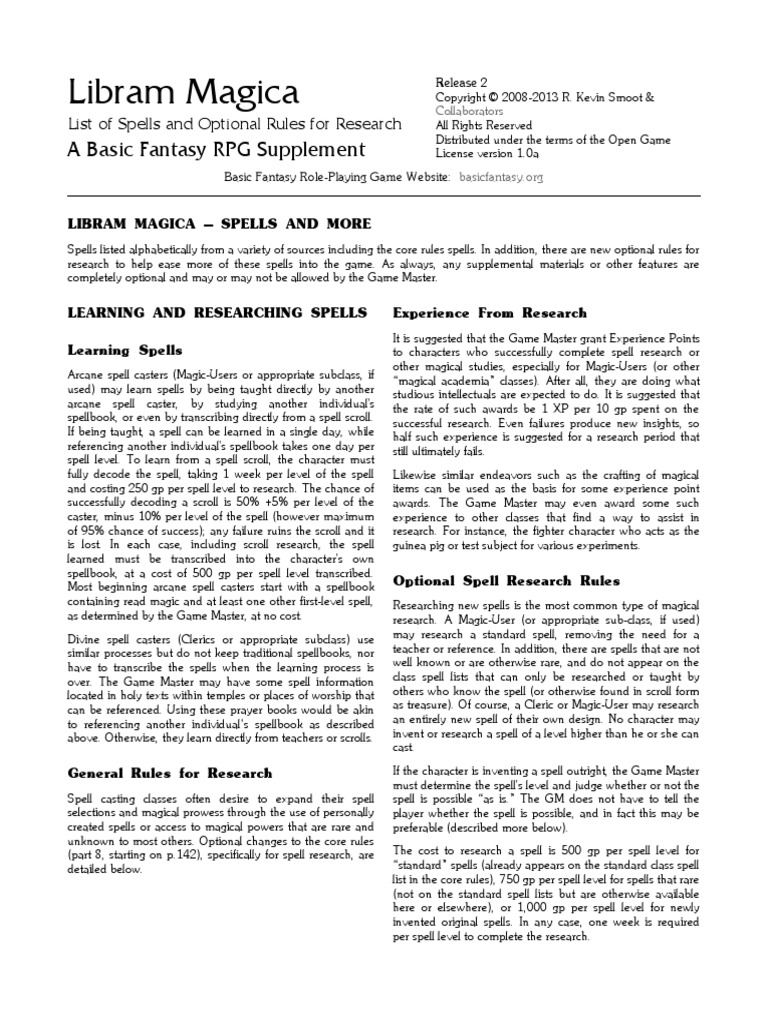 Libram Magica | Download Free PDF | Magic (Paranormal) | Leisure