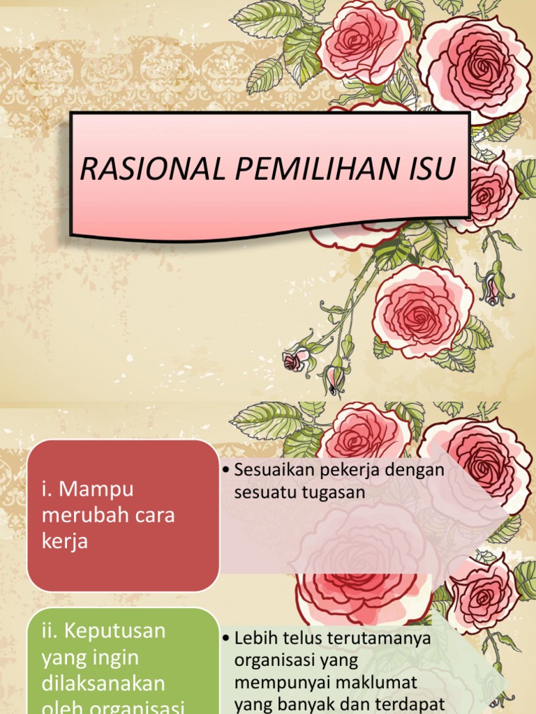 Rasional Pemilihan Isu ICT | PDF