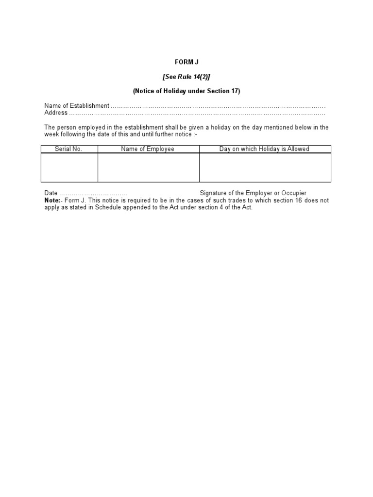 Form J | PDF