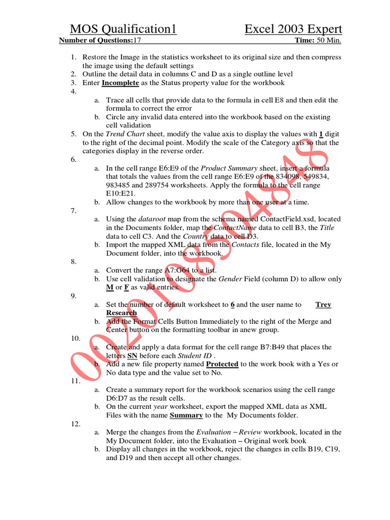 Excel Expert | PDF | Microsoft Excel | Data