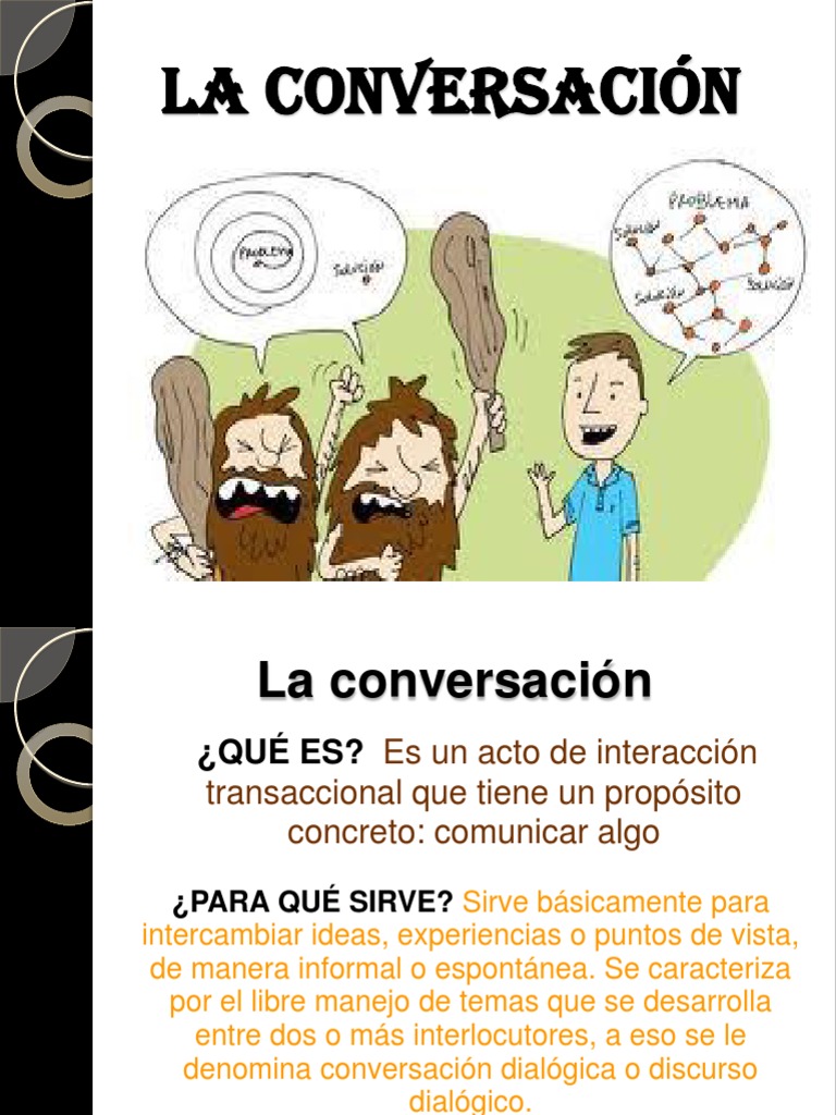 Características y Tipos de Conversación | PDF | Conversacion | Comunicación