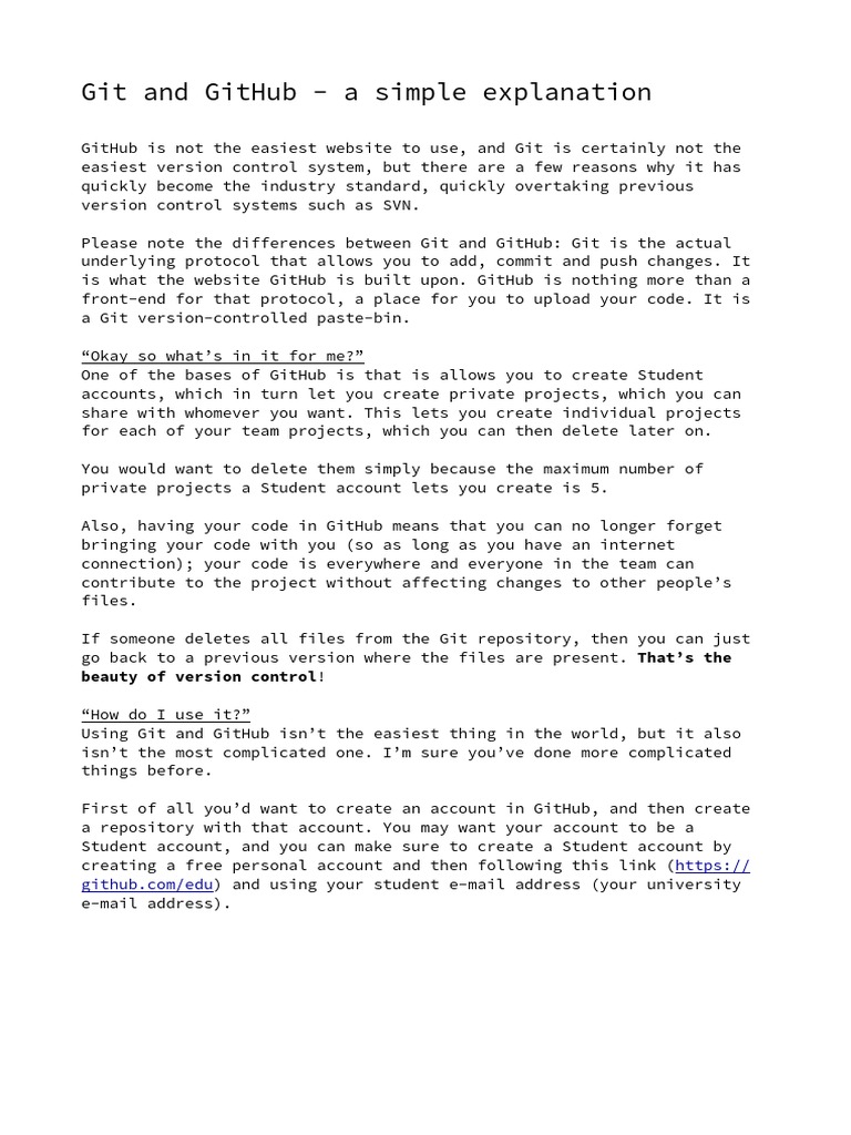 The Basics of Git and GitHub | PDF | Command Line Interface | Graphical ...