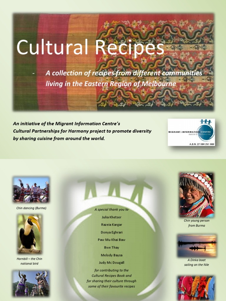 Cultural Recipes from Melbourne Communities | PDF | Pudding | Dumpling