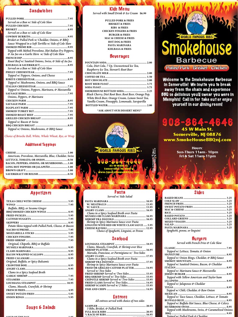 Kids Menu Sandwiches: 45 W Main St. Somerville, NJ 08876 | PDF ...