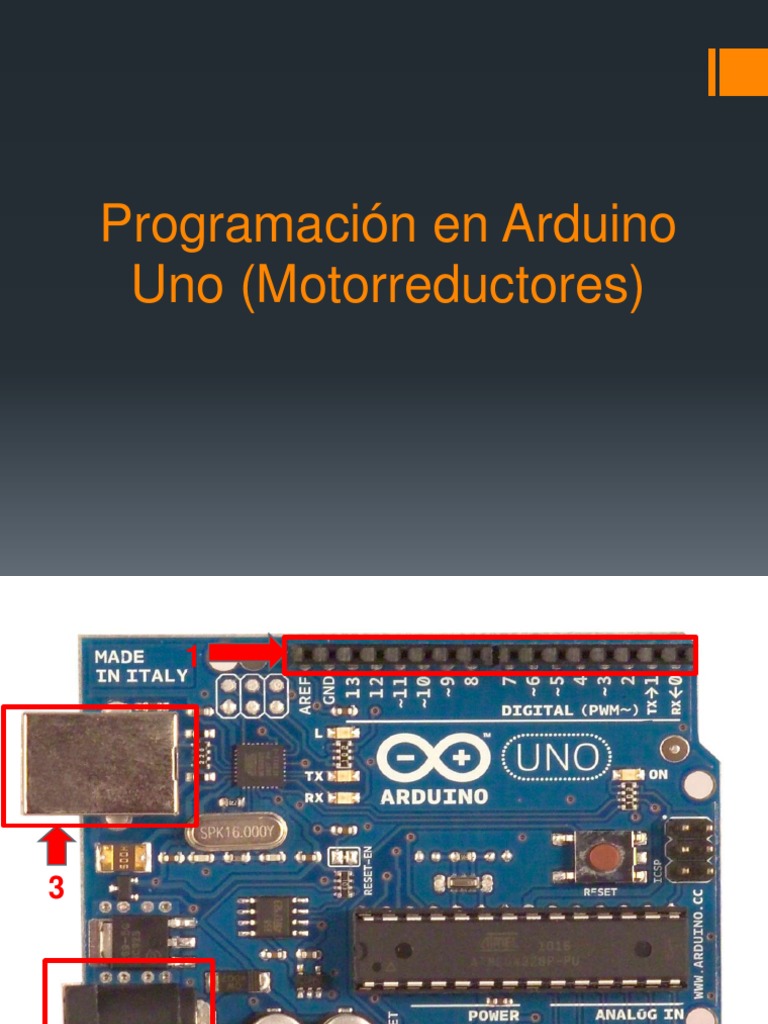 Programación en Arduino Uno (Motorreductores) | PDF | Arduino | Programación de computadoras