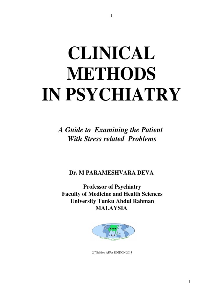 Clinical Methods in Psychiatry 2nd Edition | PDF | Psychiatry ...