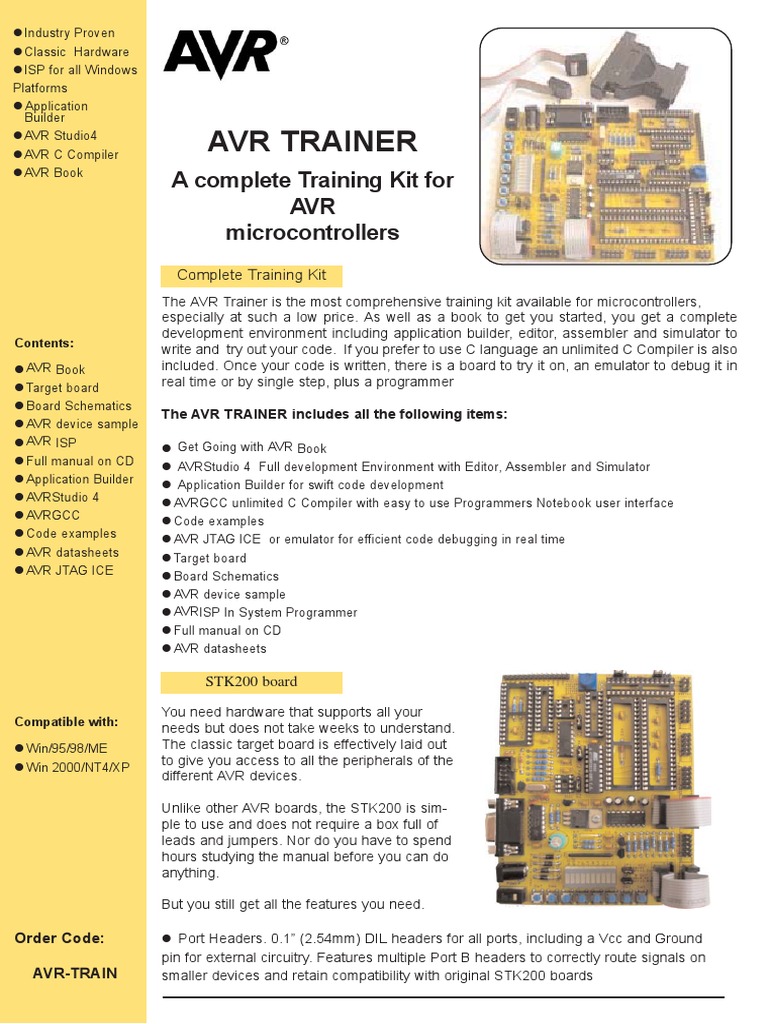Avr Trainer Cara Buat Progam Dengan Avr | PDF | Computer Architecture ...