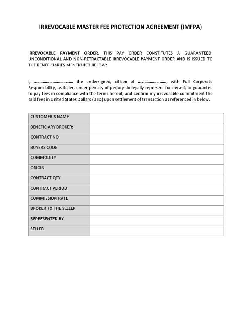 IMFPA | PDF | Financial Transaction | Sales