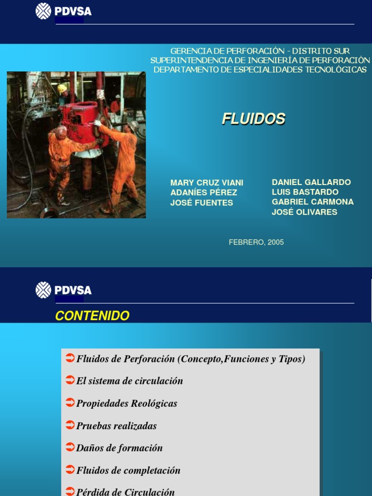 fluidos de perforación.pdf | Cement | Water