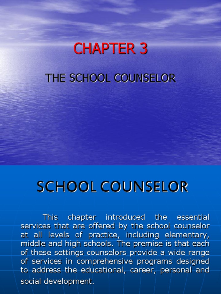 Varying Roles of School Counselors | PDF | School Counselor | Human ...