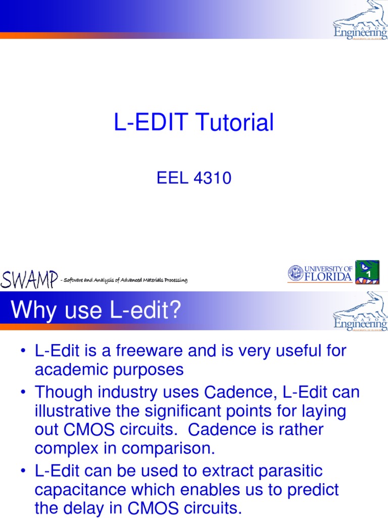 LEDIT | Cmos | Computer File