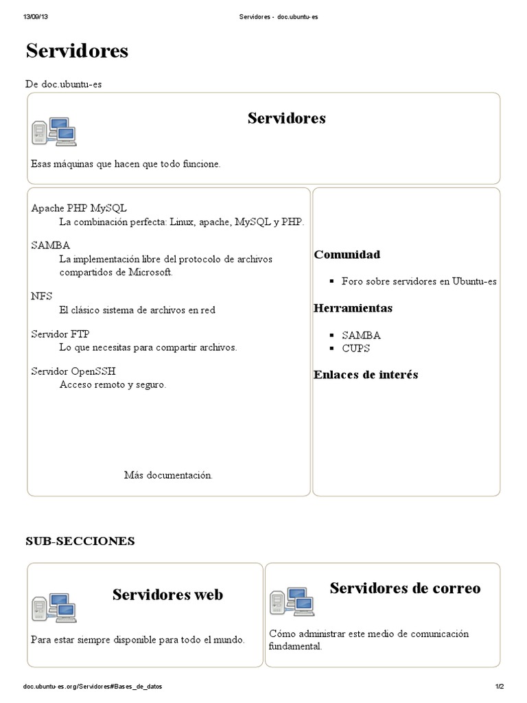 Servidores | PDF | Negocios | Tecnología