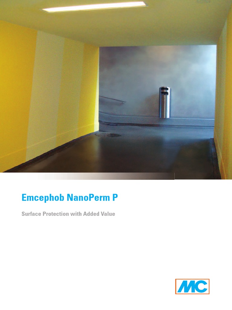 Emcephob NanoPermP en | PDF | Corrosion | Concrete