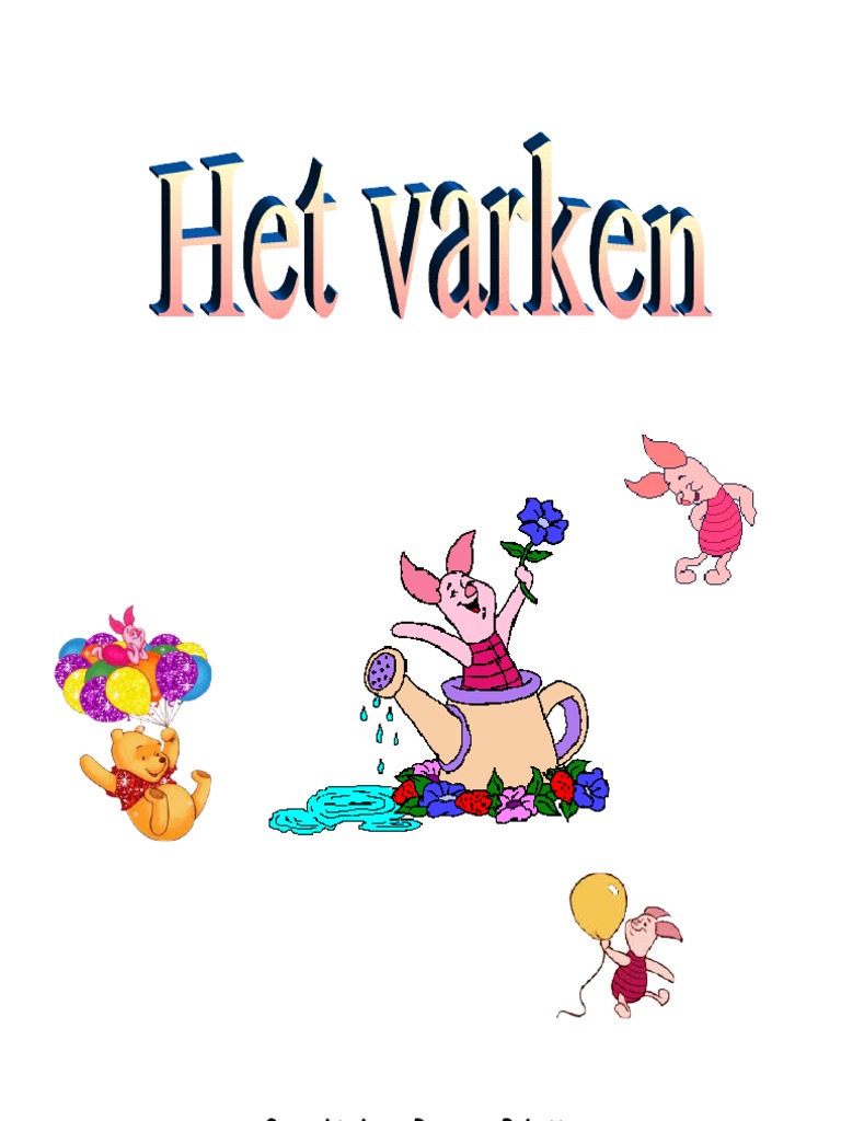 Werkstuk Over Varkens Door Babette en Romy | PDF