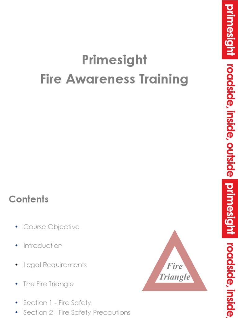 Fire Awareness Presentation | PDF | Firefighting | Fire Safety