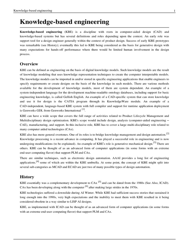 Knowledge Based Engineeringiiii Pdf Systems Engineering Science