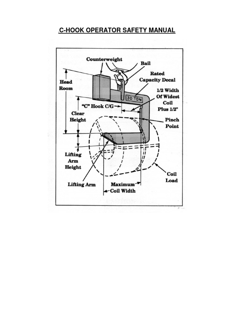 C Hook+Operator+Safety+Manual | PDF | Elevator | Crane (Machine)