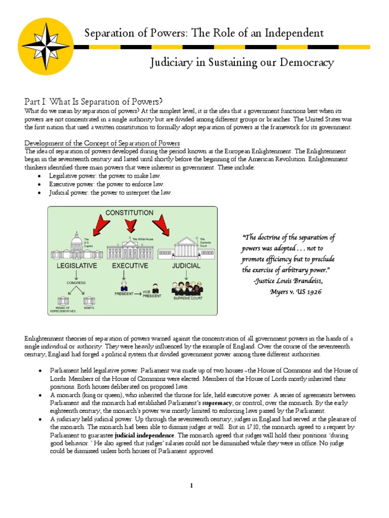 Check and Balances | PDF | Separation Of Powers | United States ...