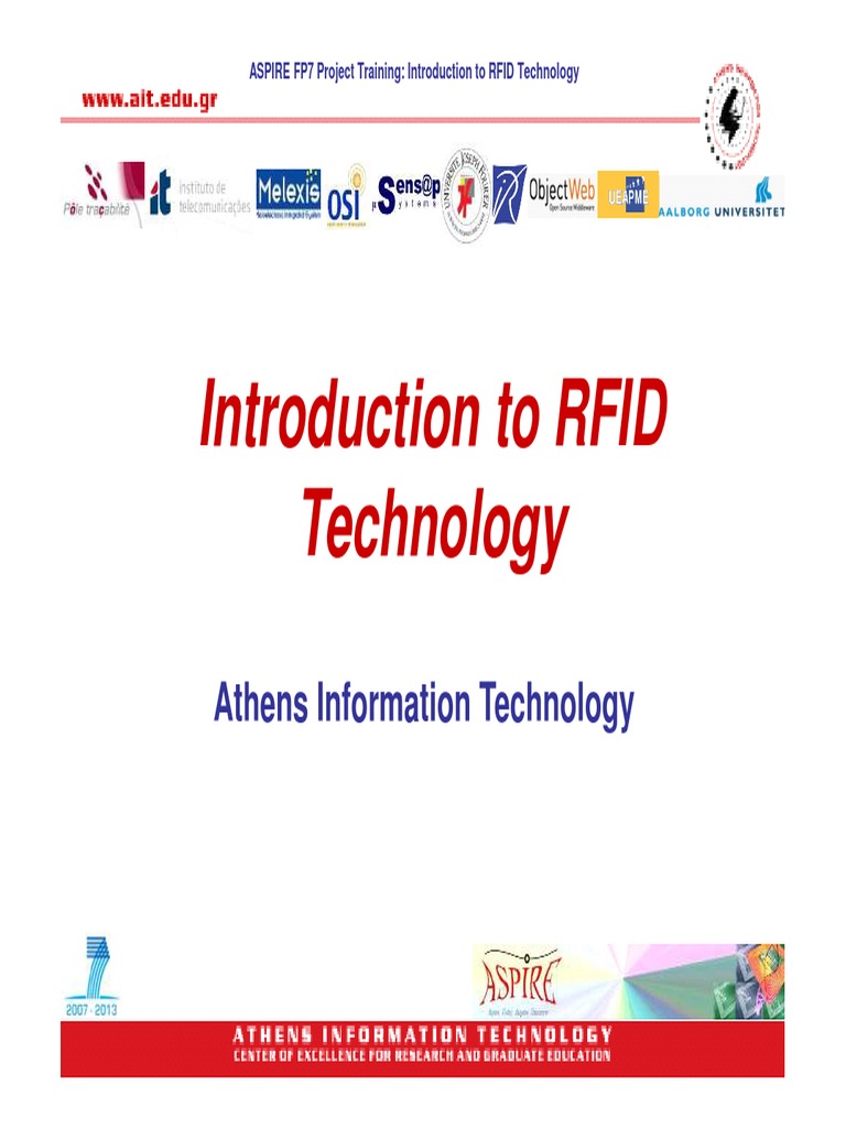 Introduction To RFID Technology | PDF | Radio Frequency Identification ...