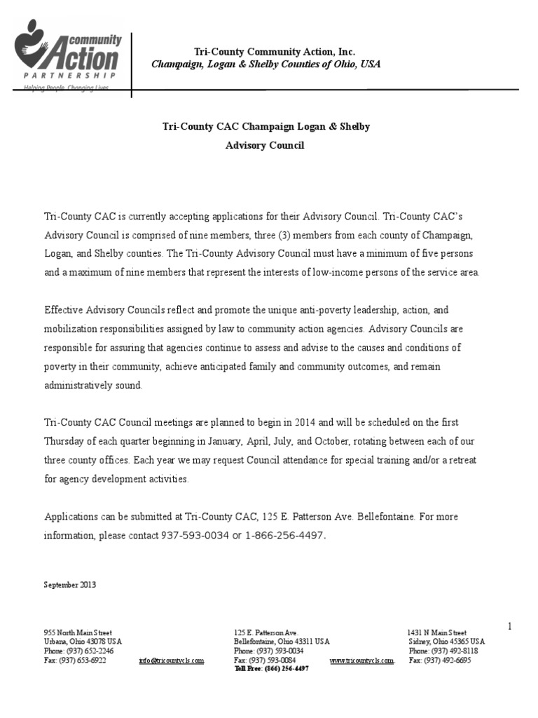 PSA Advisory Council Logan | PDF