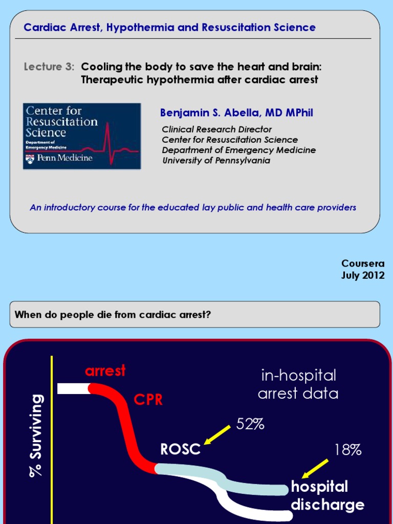 Slides ROSC Lecture 3 Part 1 | PDF | Ischemia | Cardiopulmonary ...