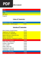 Calendario Mundial de Clubes 2025 | PDF