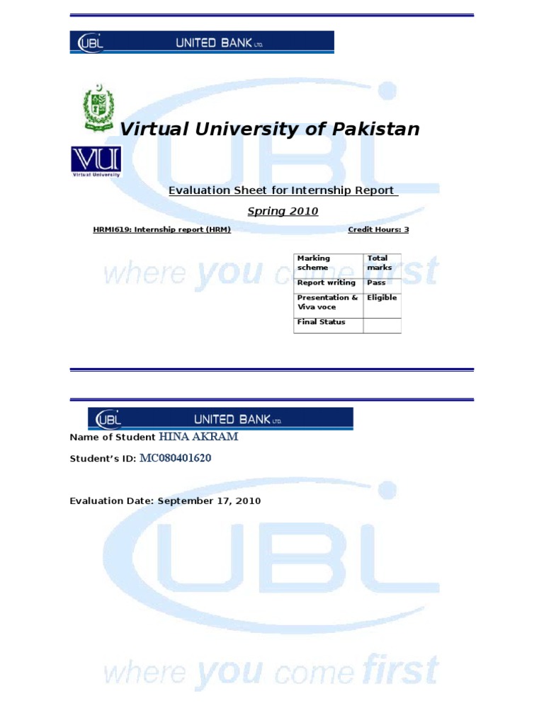UBL Final Project Report | PDF | Debit Card | Transaction Account