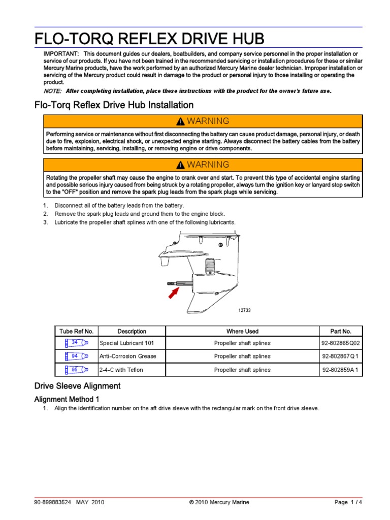 Flo Torq Installation | PDF | Propeller | Manufactured Goods