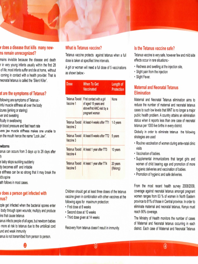 Understanding Neonatal Tetanus Risks | PDF | Vaccines | Infants