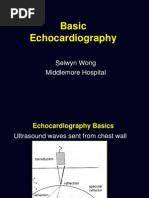 Basics of Echocardiography | PDF | Heart | Echocardiography