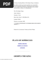 Oedipus Rex Full Text PDF | PDF | Sophocles