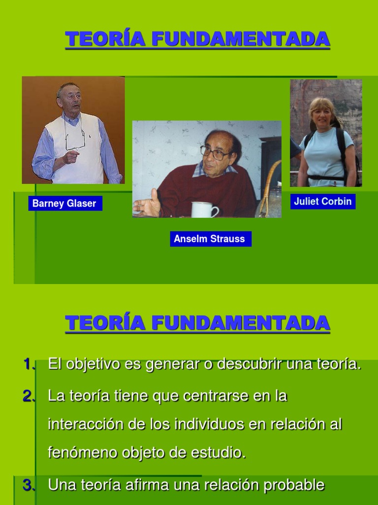 Teoría Fundamentada en Investigación Cualitativa | PDF | Teoría ...