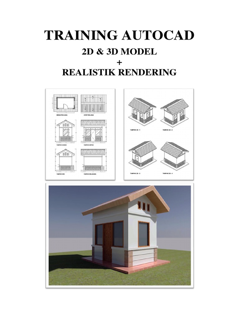 Training Autocad 2d 3d Rendering | PDF