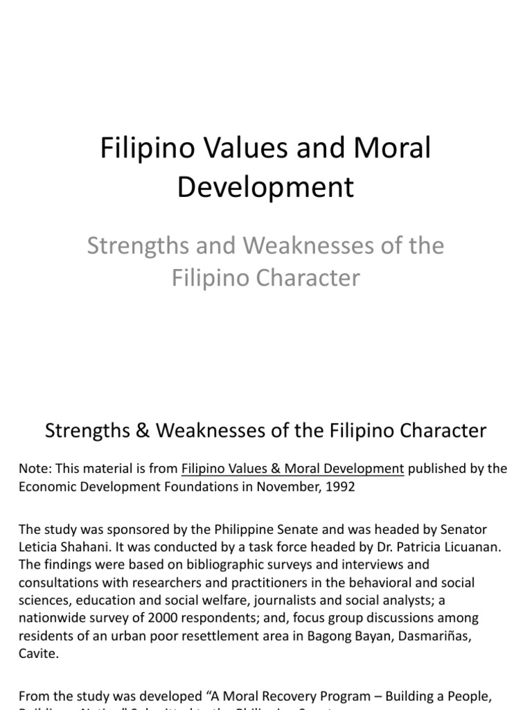 Filipino Values System 3 | PDF | Philippines | Value (Ethics)