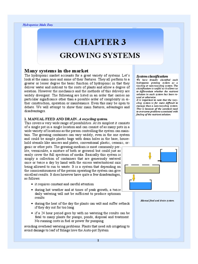 Hydroponics Made Easy - Chapter 3 - Pdfa PDF | PDF | Hydroponics ...