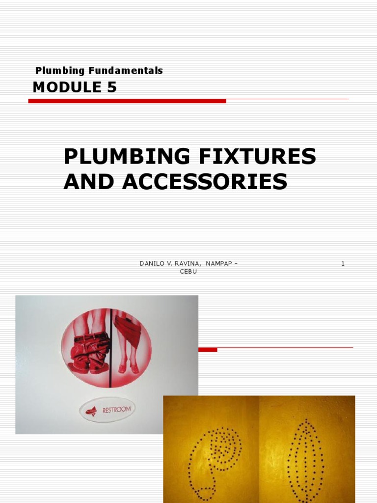 Module 5 - Plumbing Fixtures and Accessories | PDF | Plumbing | Toilet