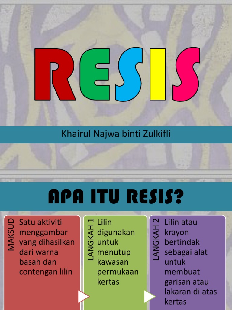 Resis | PDF | Seni