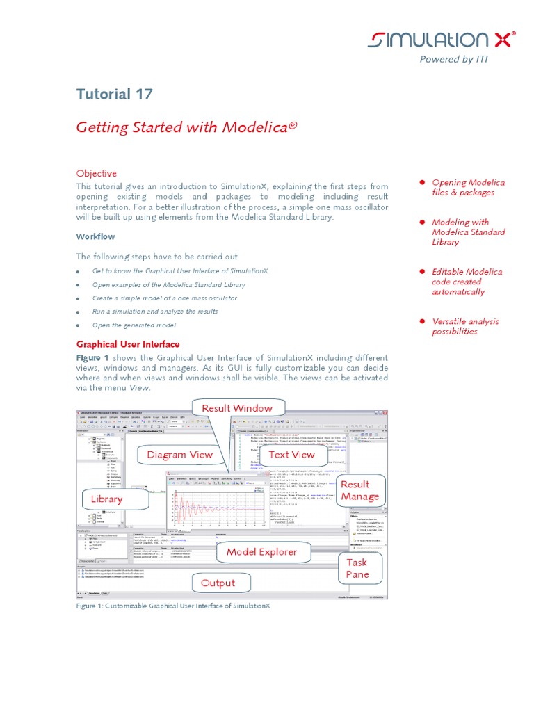 17 Modelica in SimulationX 3 5 | PDF | Graphical User Interfaces ...