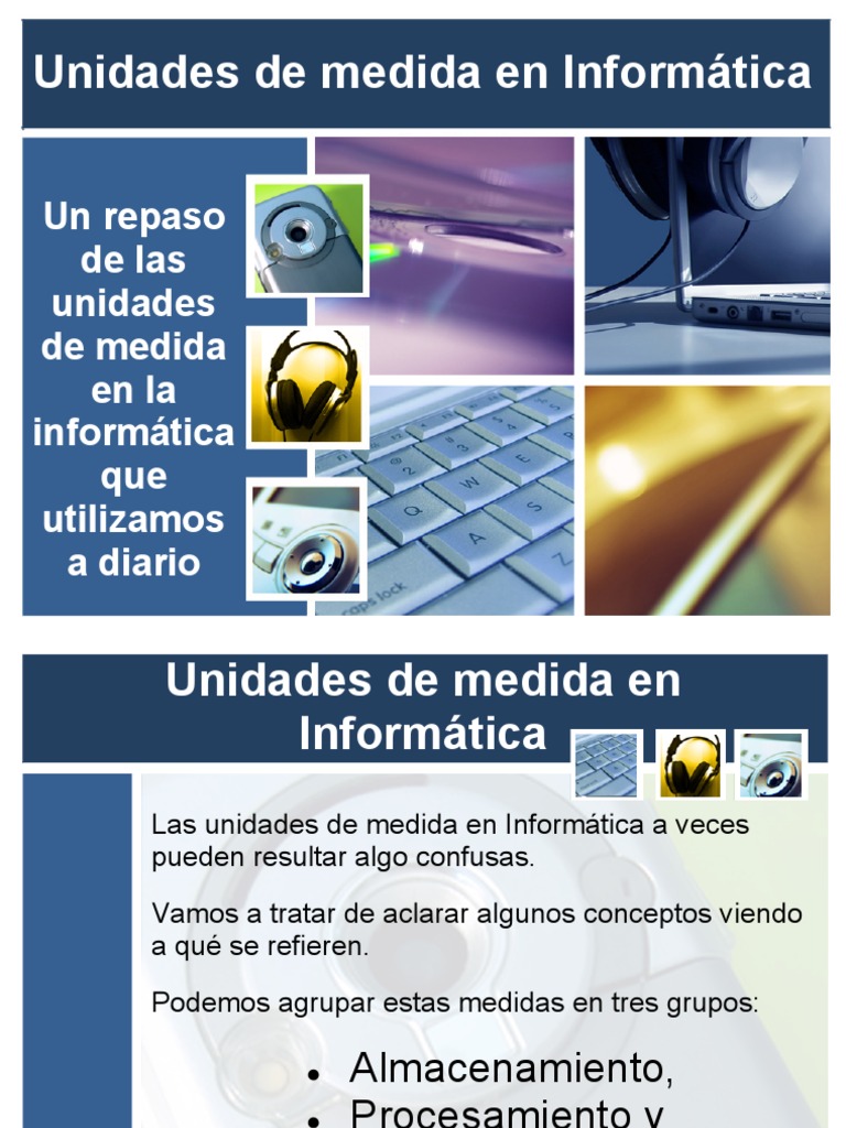 Unidades de Medida en Informática | PDF | Poco | Byte