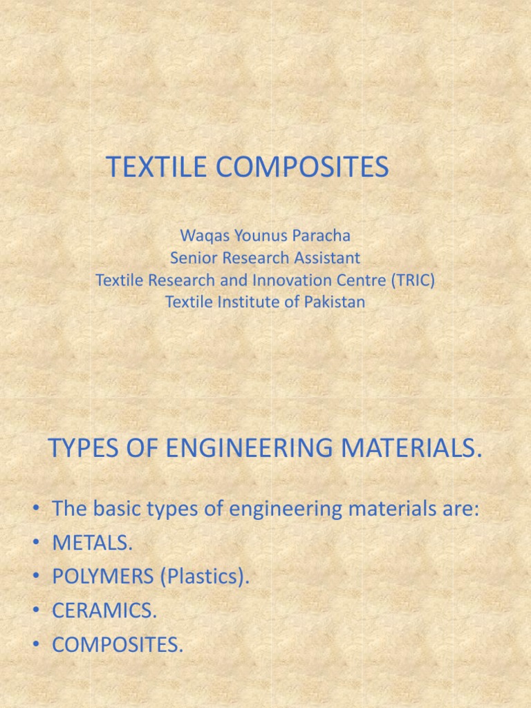 Textile Composites Overview and Applications | PDF | Composite Material ...