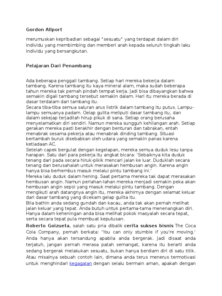 Kisah Inspiratif | PDF