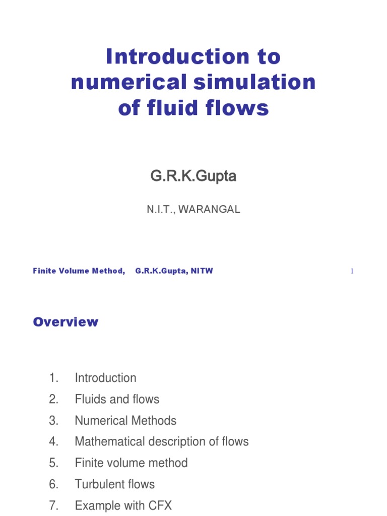 FVM - CFD | PDF | Computational Fluid Dynamics | Fluid Dynamics