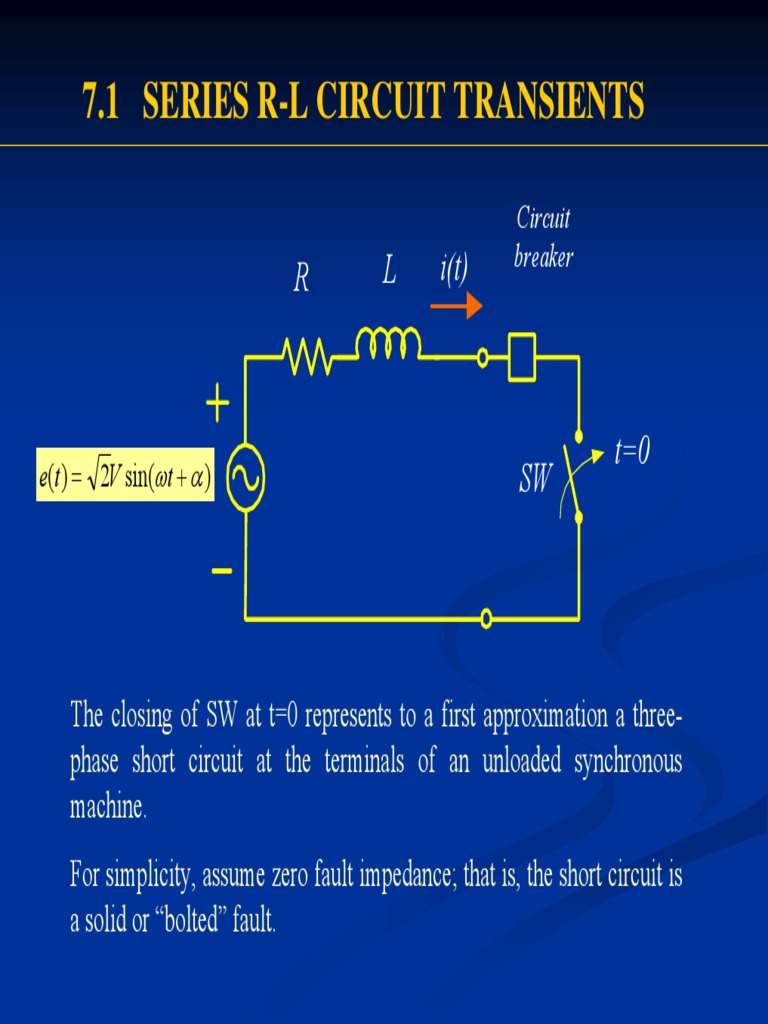 Chapter7 Symmetrical Faults | PDF | Alternating Current | Electrical ...