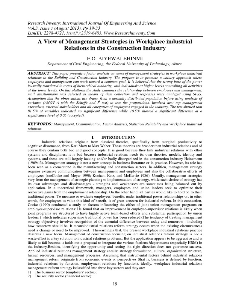 Research Inventy: International Journal of Engineering and Science ...